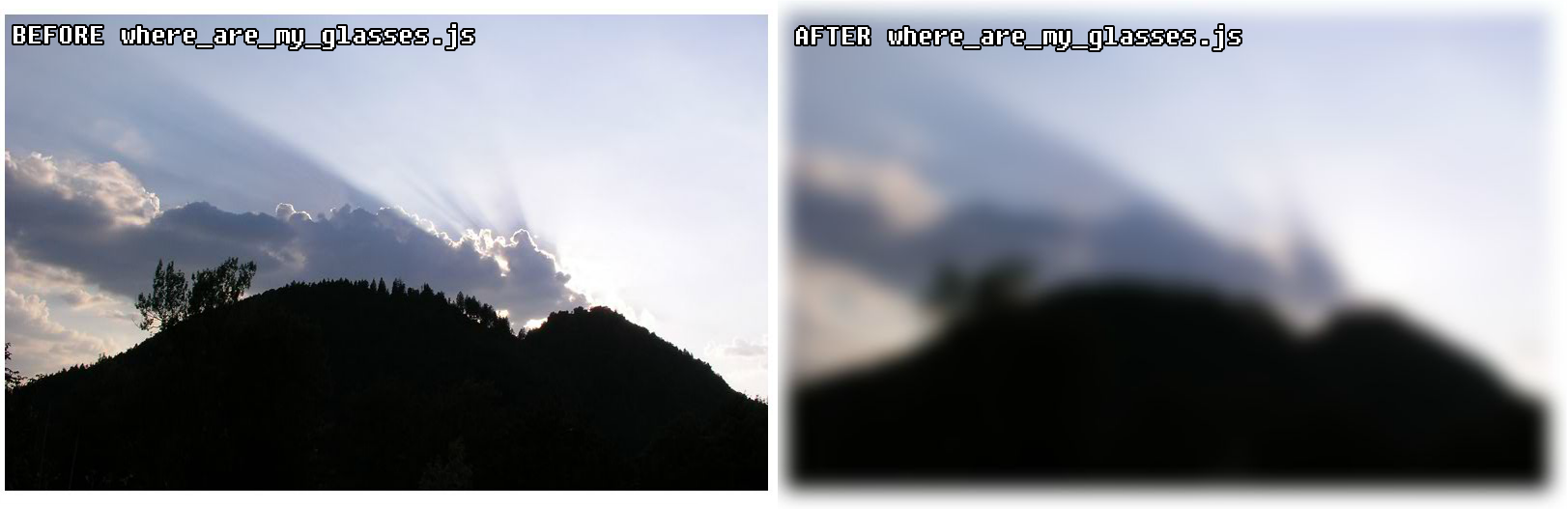 GitHub - alienmelon/where_are_my_glasses: javascript that blurs all ...